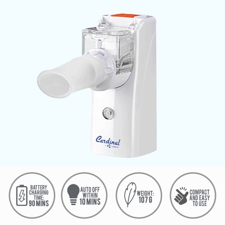 Indoplas Cardinal Microjet Rechargeable Mesh Nebulizer - Indoplas ...